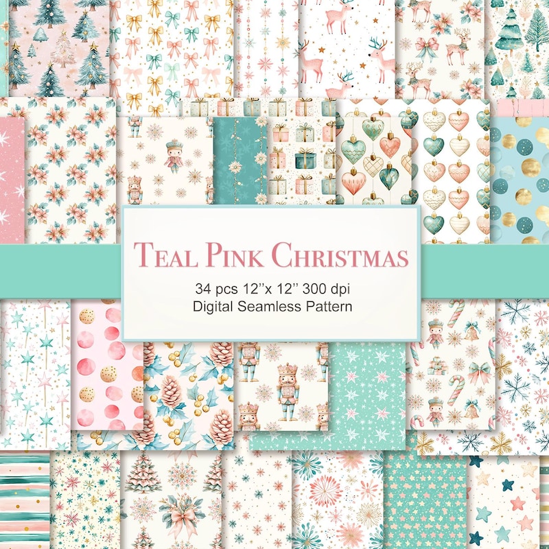 Teal Christmas - Etsy