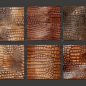 Crocodile Skin Leather Seamless Pattern Embossed Texture Craft Paper ...