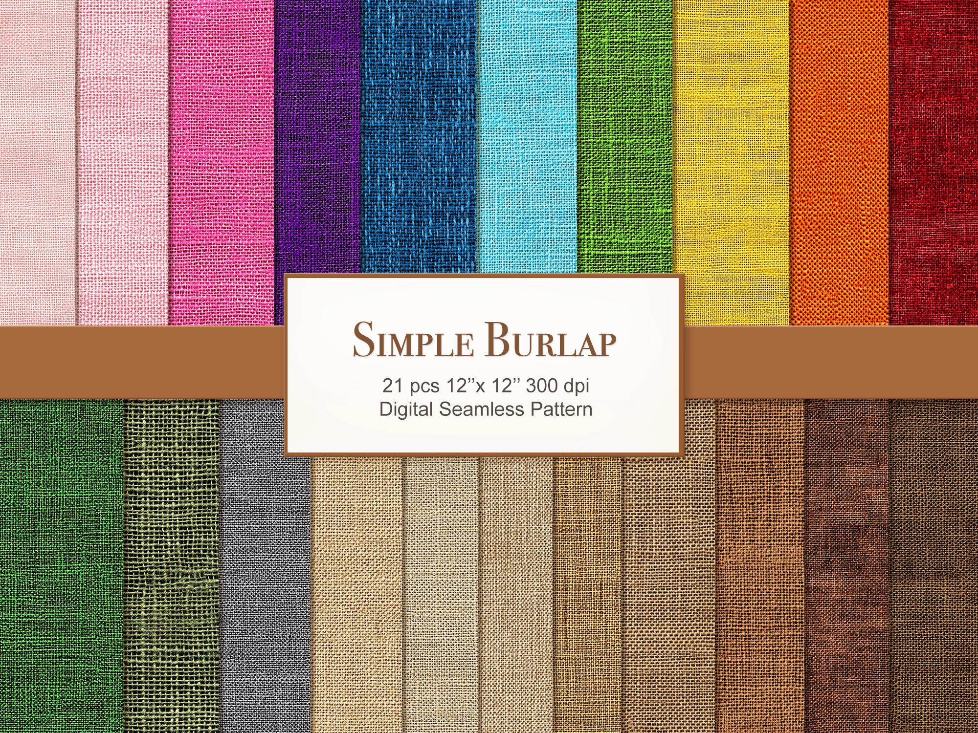 Simple Burlap Fabric Seamless Pattern. Embroidered Texture Digital ...