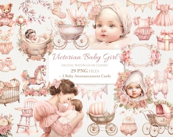 Cute Colorful Baby Monster Watercolor Clipart PNG Bundle. Children ...