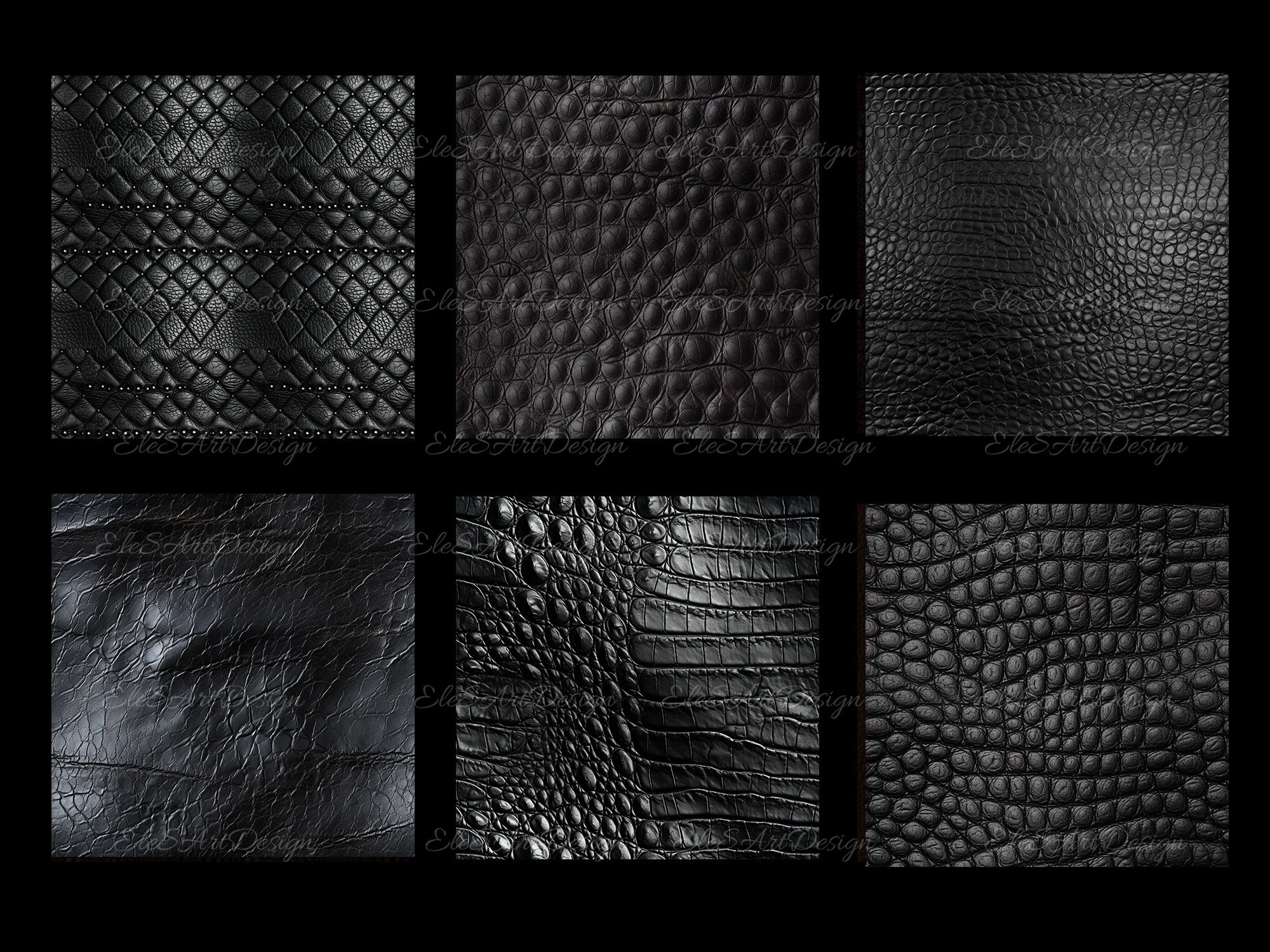 Black Red Gothic Dark Leather Seamless Pattern Embossed Texture Craft ...