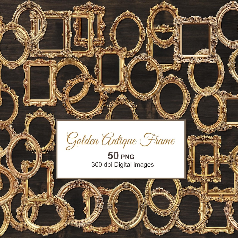 Ornate Gold Frames - Etsy
