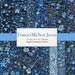 Forget Me Not Jeans Denim Floral Flowers Seamless Pattern Paper Pages ...