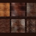 Brown Leather Seamless Pattern Texture Craft Paper Pages. Floral ...