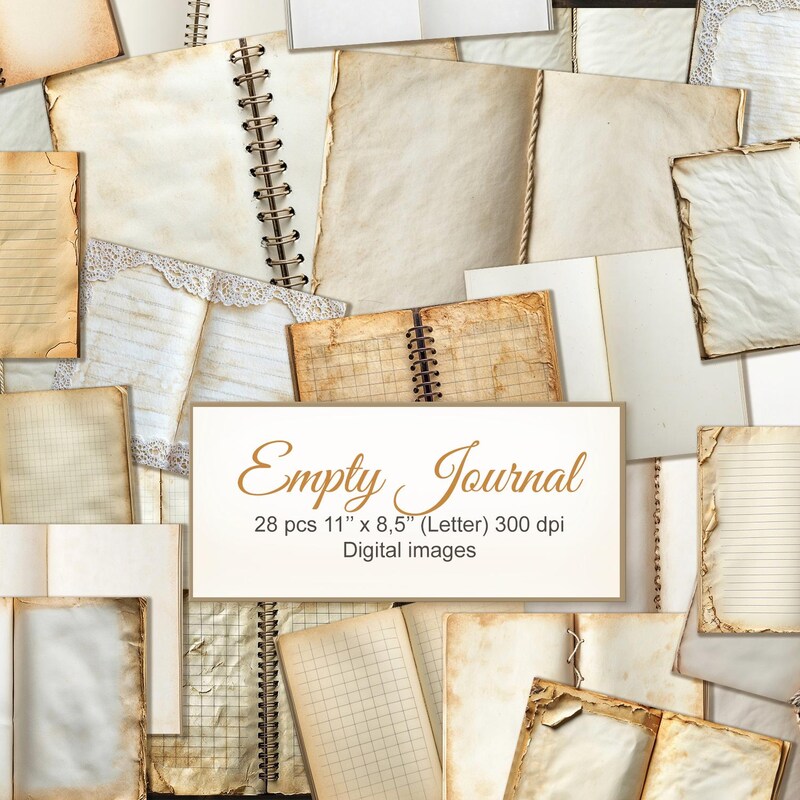 Junk Journal Empty Books - Etsy UK