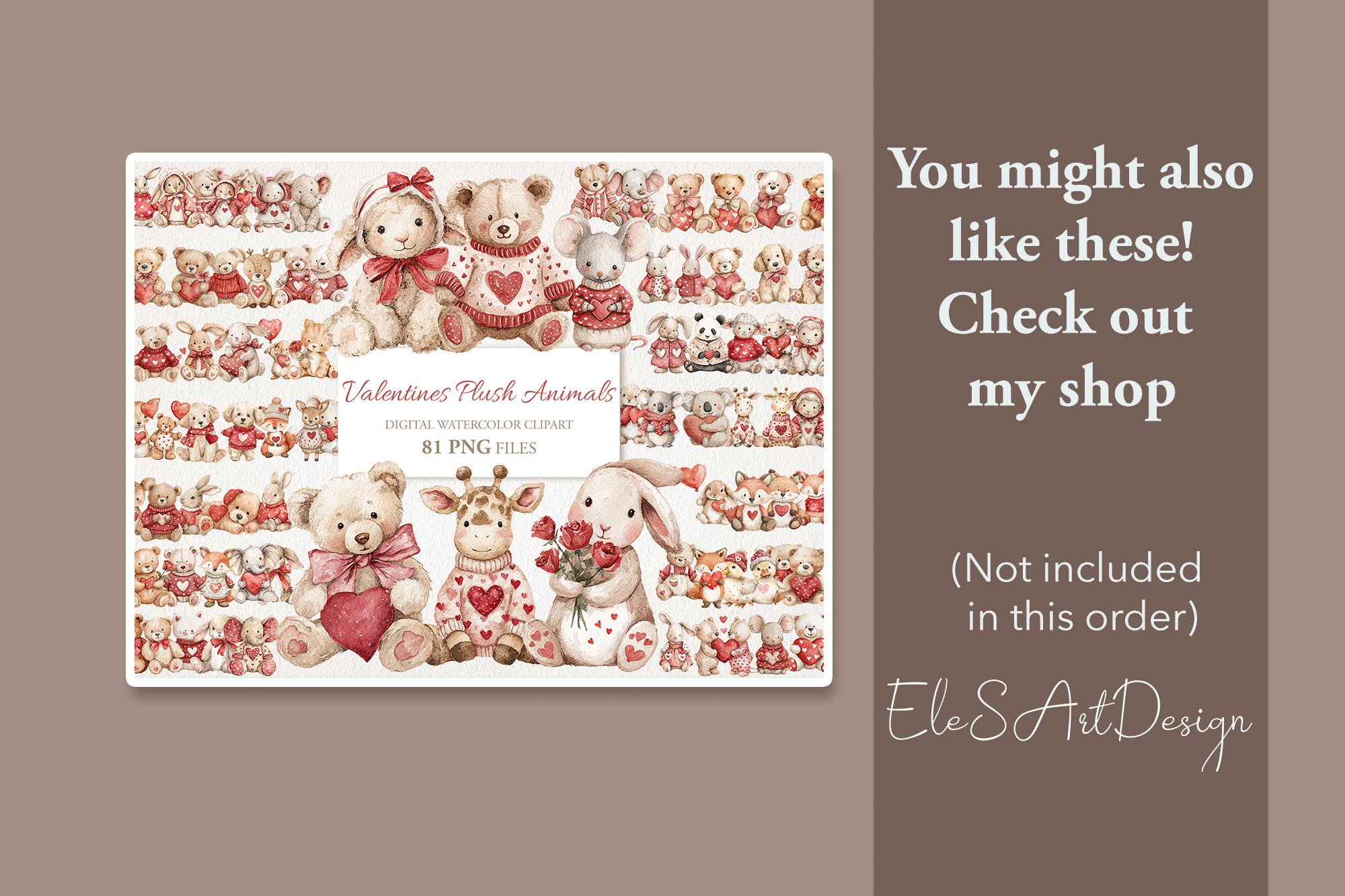 Hearts Watercolor Clipart Bundle. Commercial Use. 65 PNG - Etsy