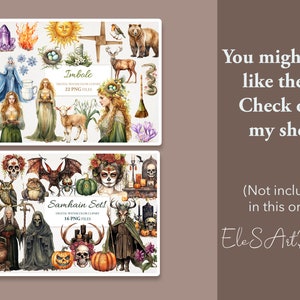 Lughnasadh Lammas Wicca Wiccan Celtic Neopagan Watercolor Clipart PNG ...