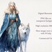 Northern Witch North Ice Witchcraft Watercolor Clipart PNG Bundle. AI ...
