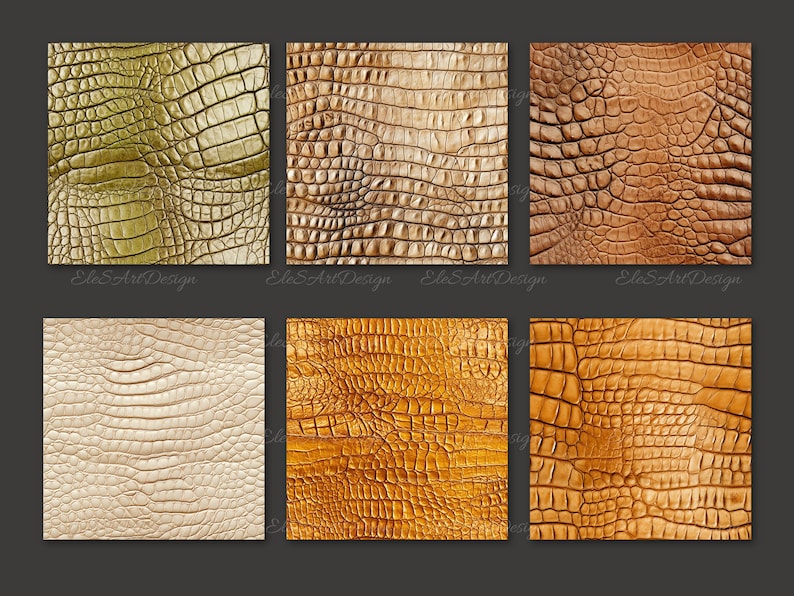 Crocodile Skin Leather Seamless Pattern Embossed Texture Craft Paper ...