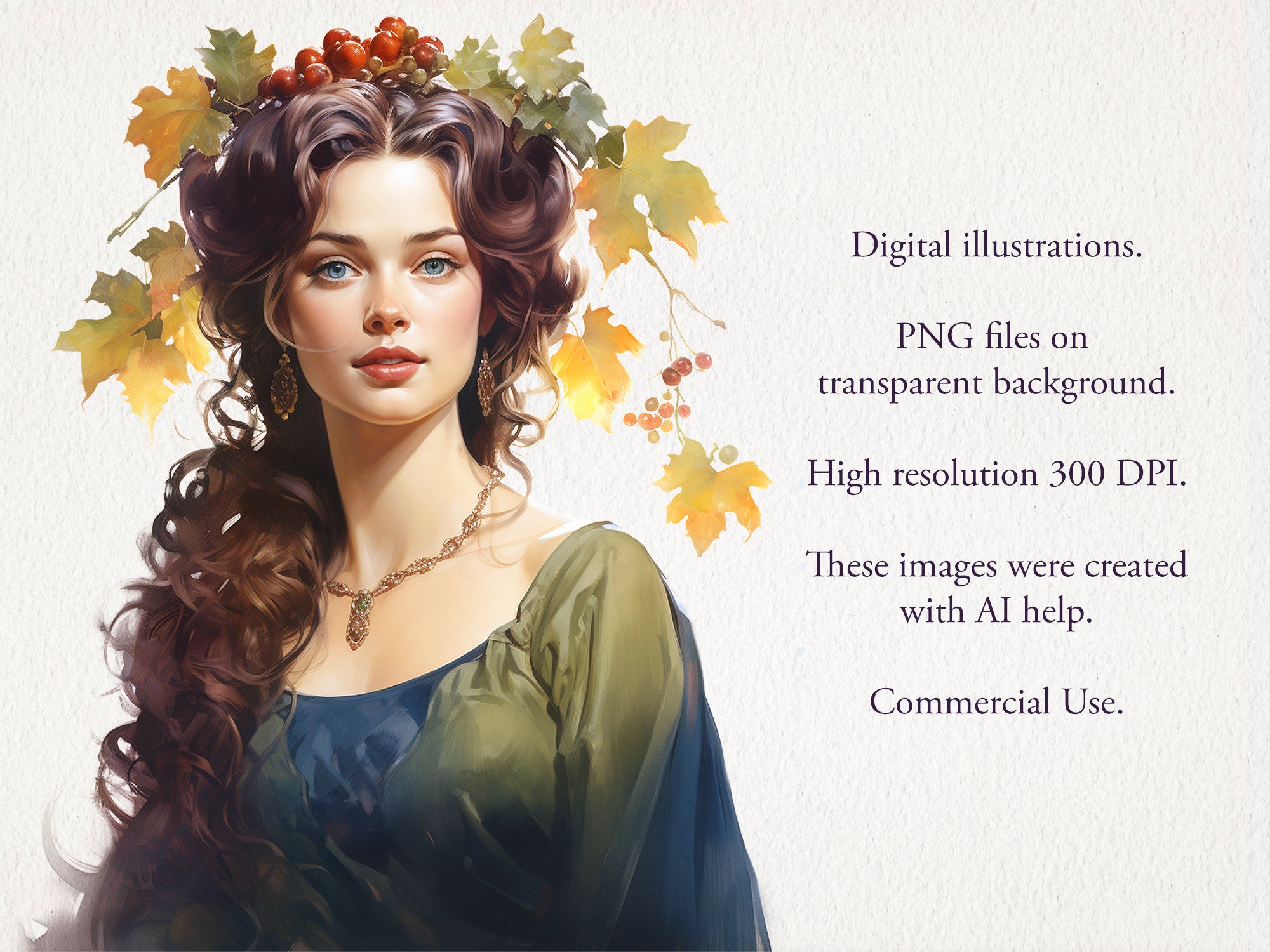 Mabon Wicca Wiccan Celtic Neopagan Watercolor Clipart. PNG Bundle. AI ...