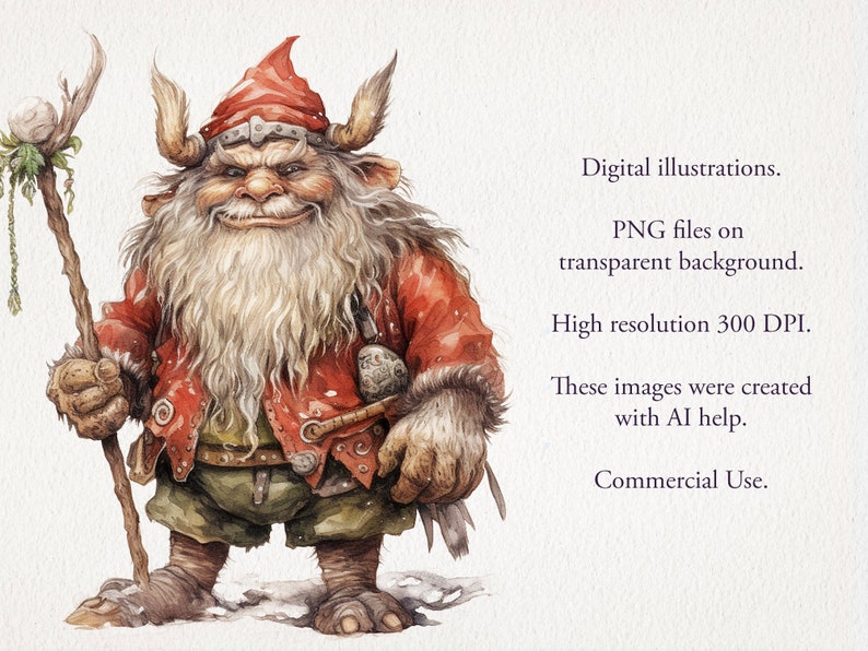 Yule Set2 Wicca Wiccan Celtic Neopagan Watercolor Clipart PNG Bundle ...