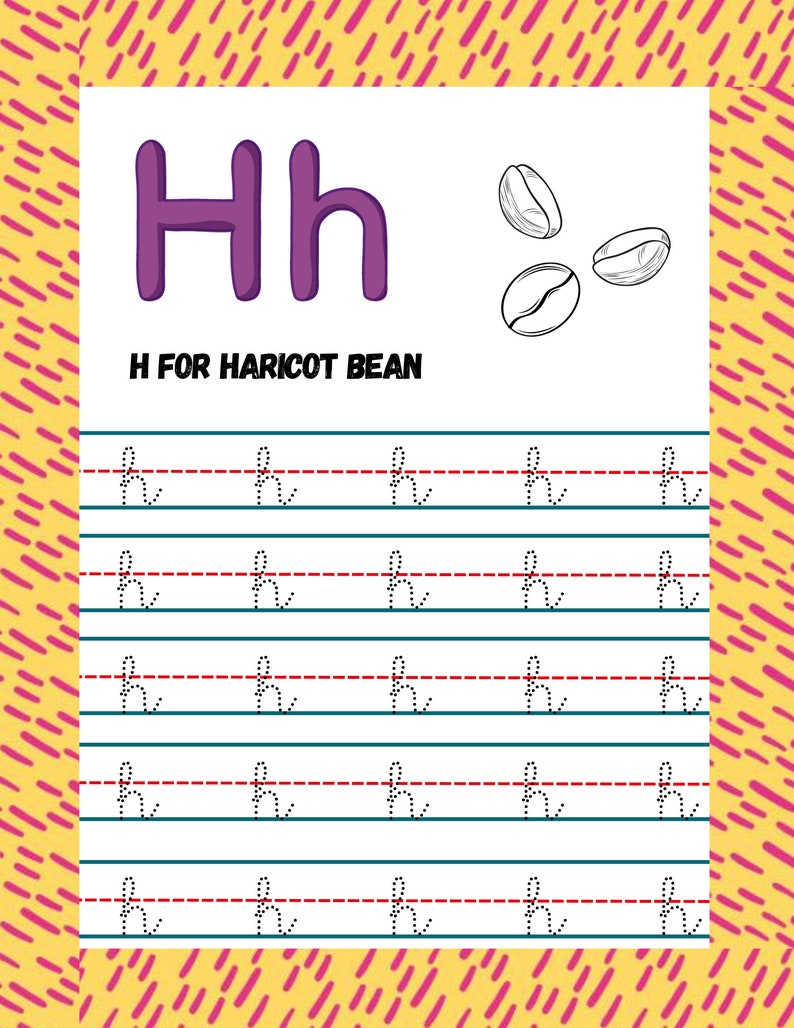 A-Z Cursive Workbook, Cursive Tracing, Printable Cursive Alphabet ...