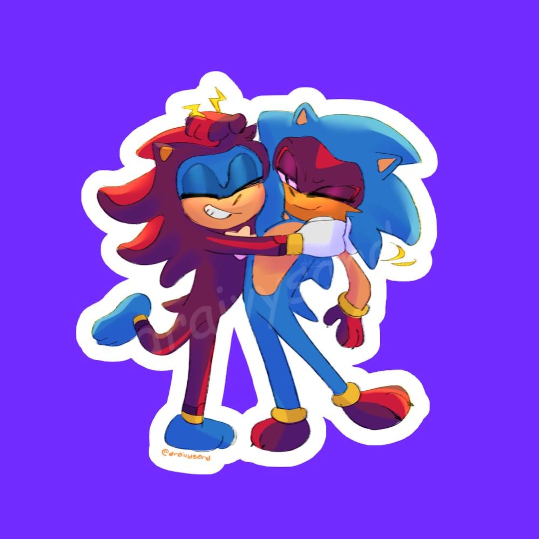 Sonic X Shadow Onesies Vinyl Sticker - Etsy
