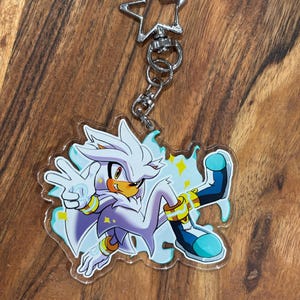 Sonic Acrylic Keychains - 7cm, Double Sided - Etsy