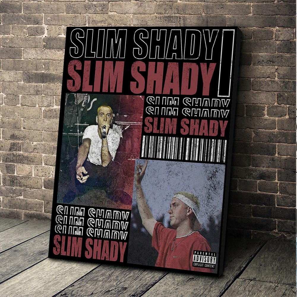 Slim Shady Art Book Hip Hop Poster sold by MahmuduHasan | SKU 40437499 ...