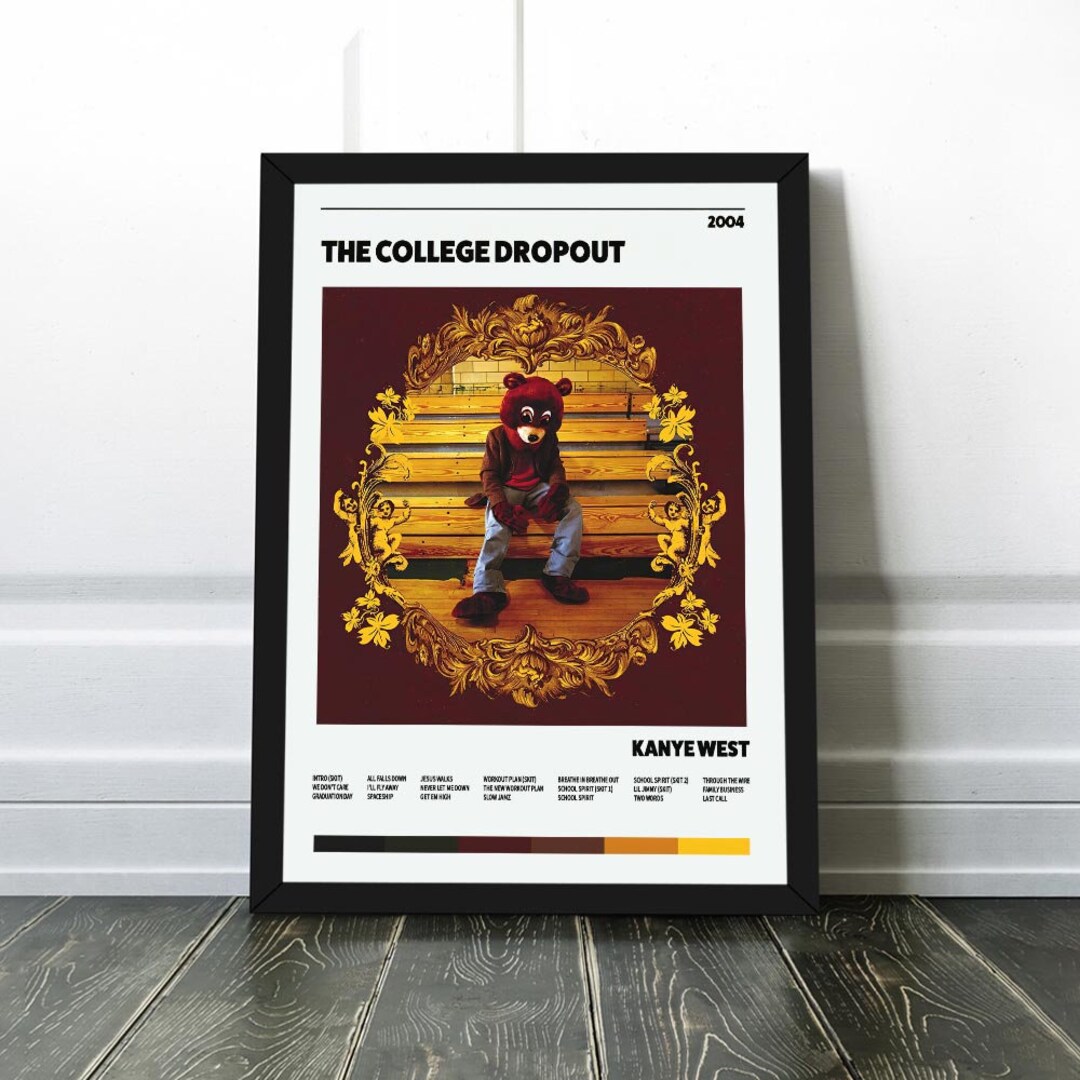 Kanye West the College Dropout Album Tracklist Art Book - Etsy