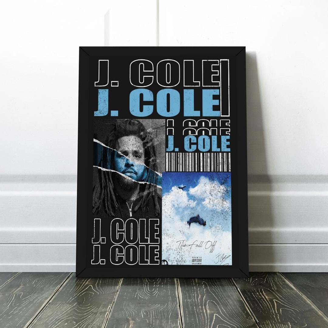 J Cole the Fall off Album Tracklist Art Book Canvas Print J - Etsy