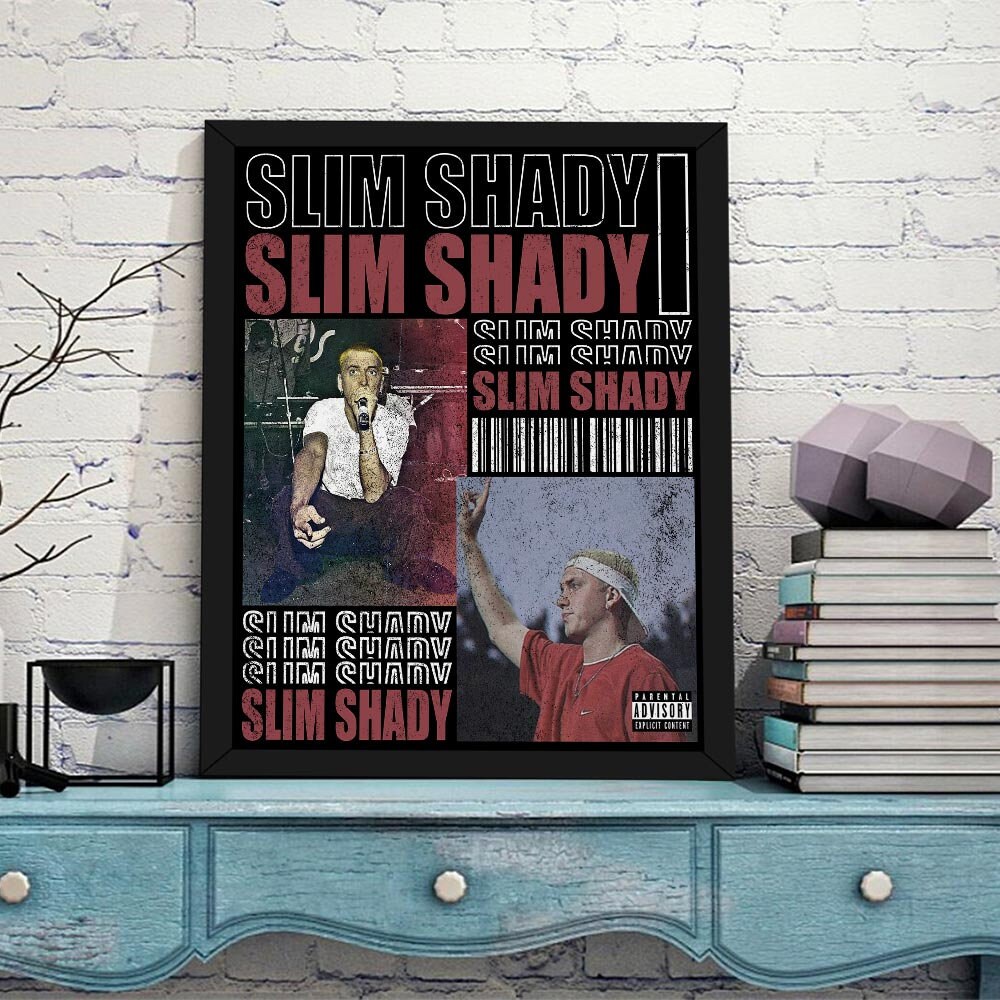 Slim Shady Art Book Hip Hop Poster sold by MahmuduHasan | SKU 40437499 ...