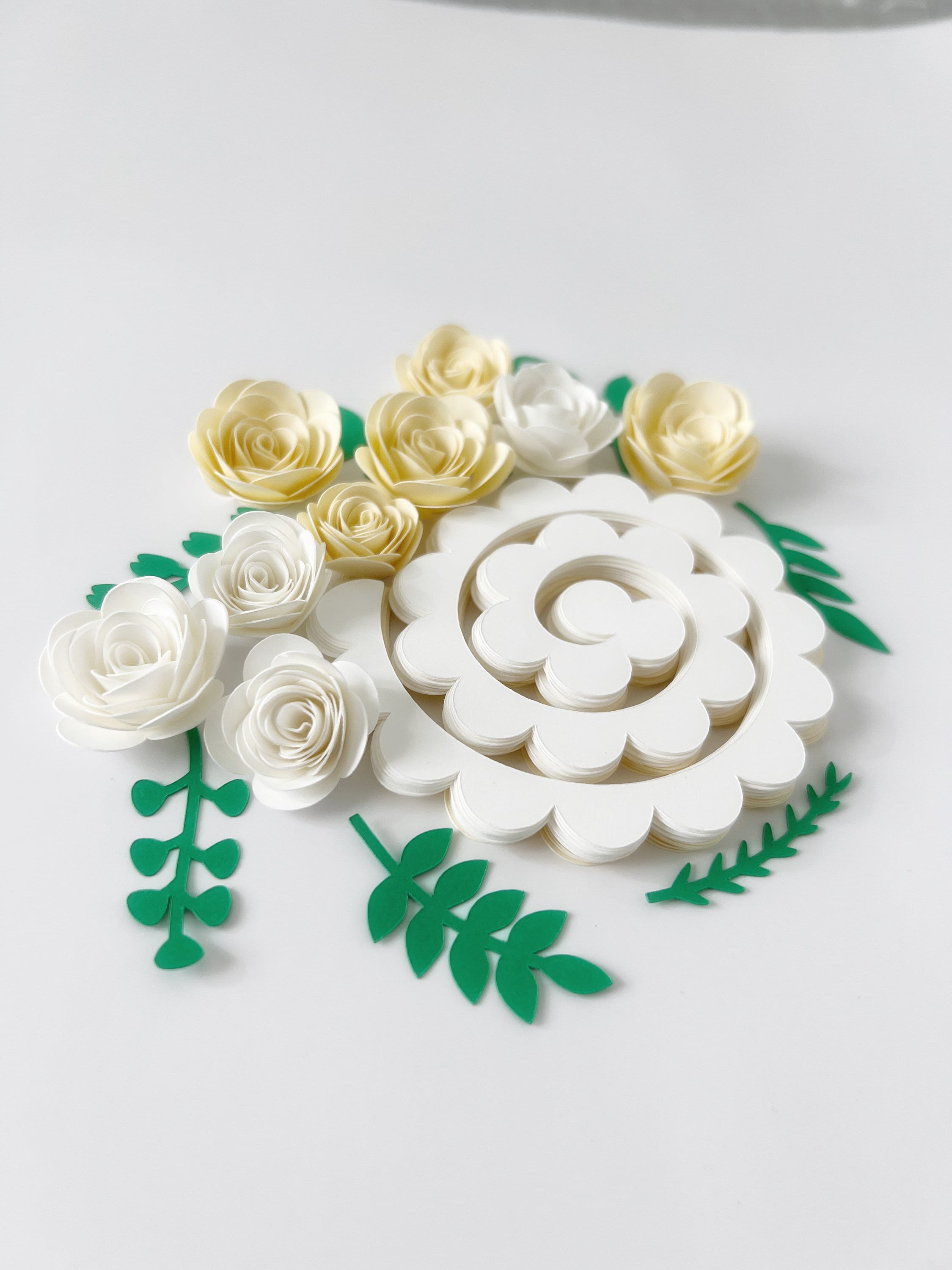 Precut 1 Inch Paper Rose Kit Pre-cut Card Stock Paper Flower - Etsy