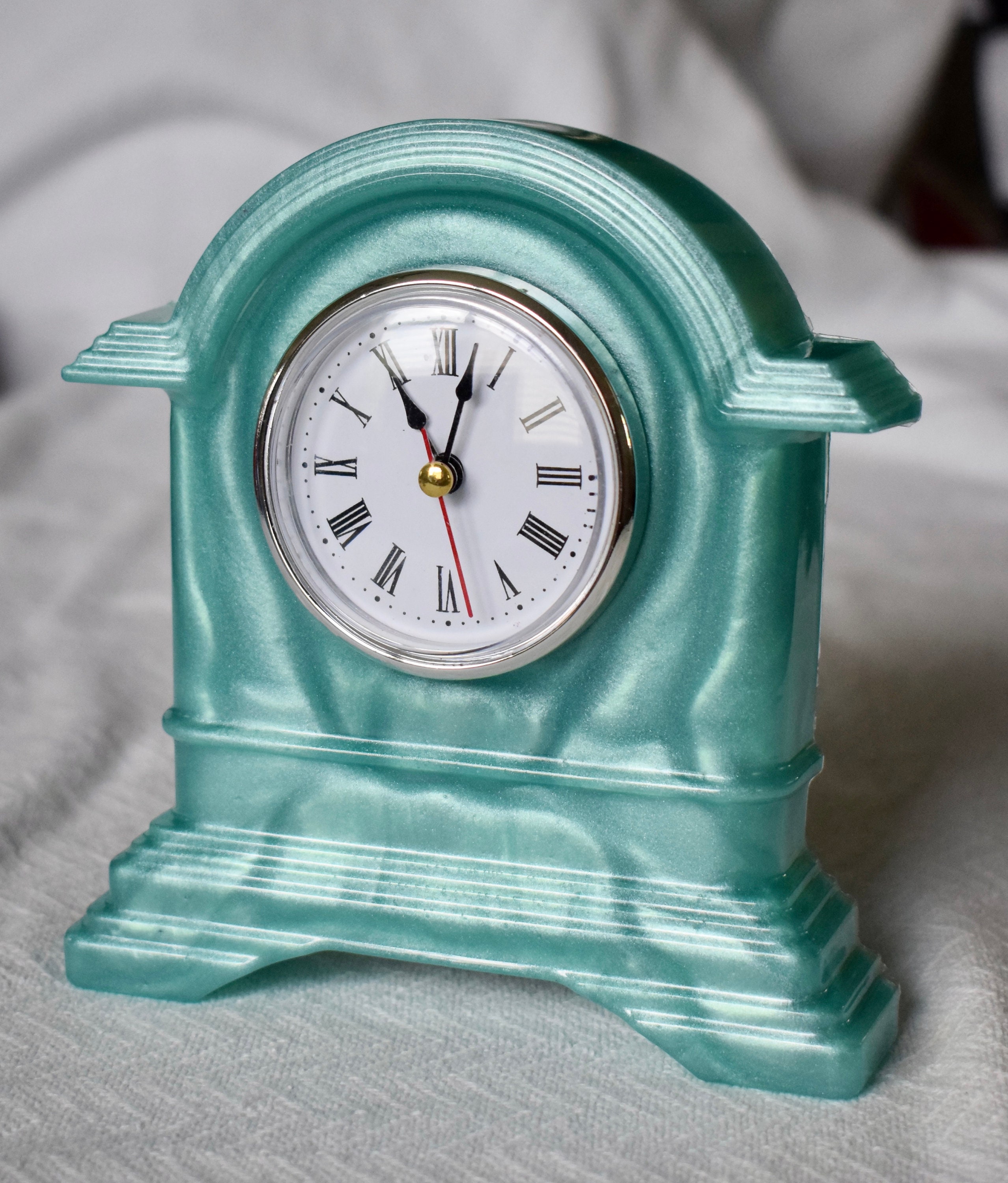 Resin Clocks, Mantle Clock, Desktop Clocks, Colorful Clocks - Etsy
