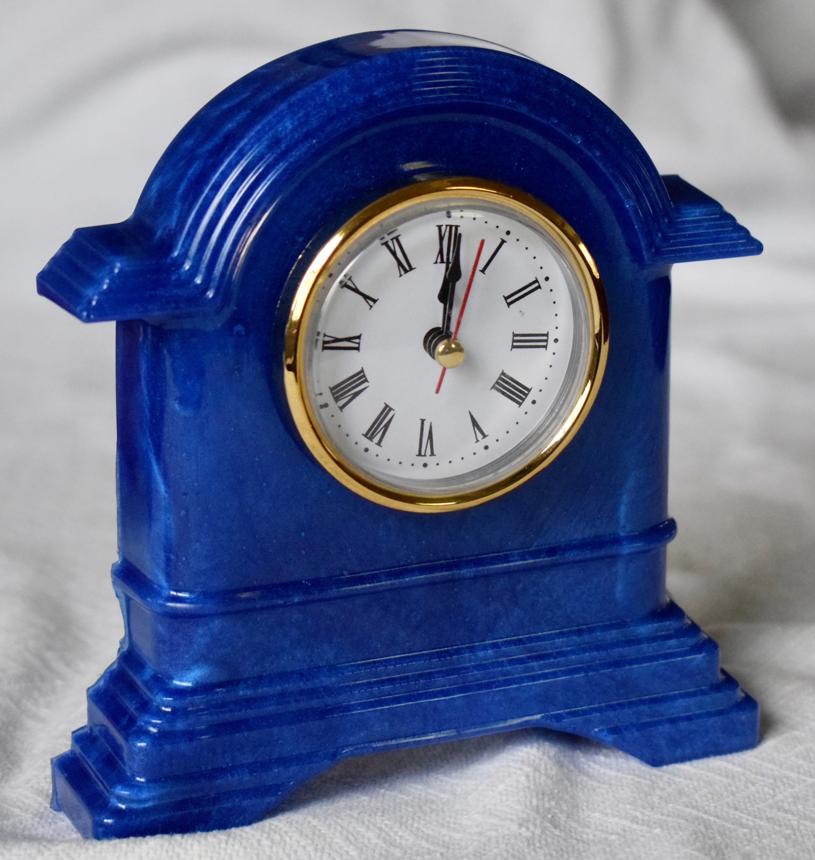 Resin Clocks, Mantle Clock, Desktop Clocks, Colorful Clocks - Etsy
