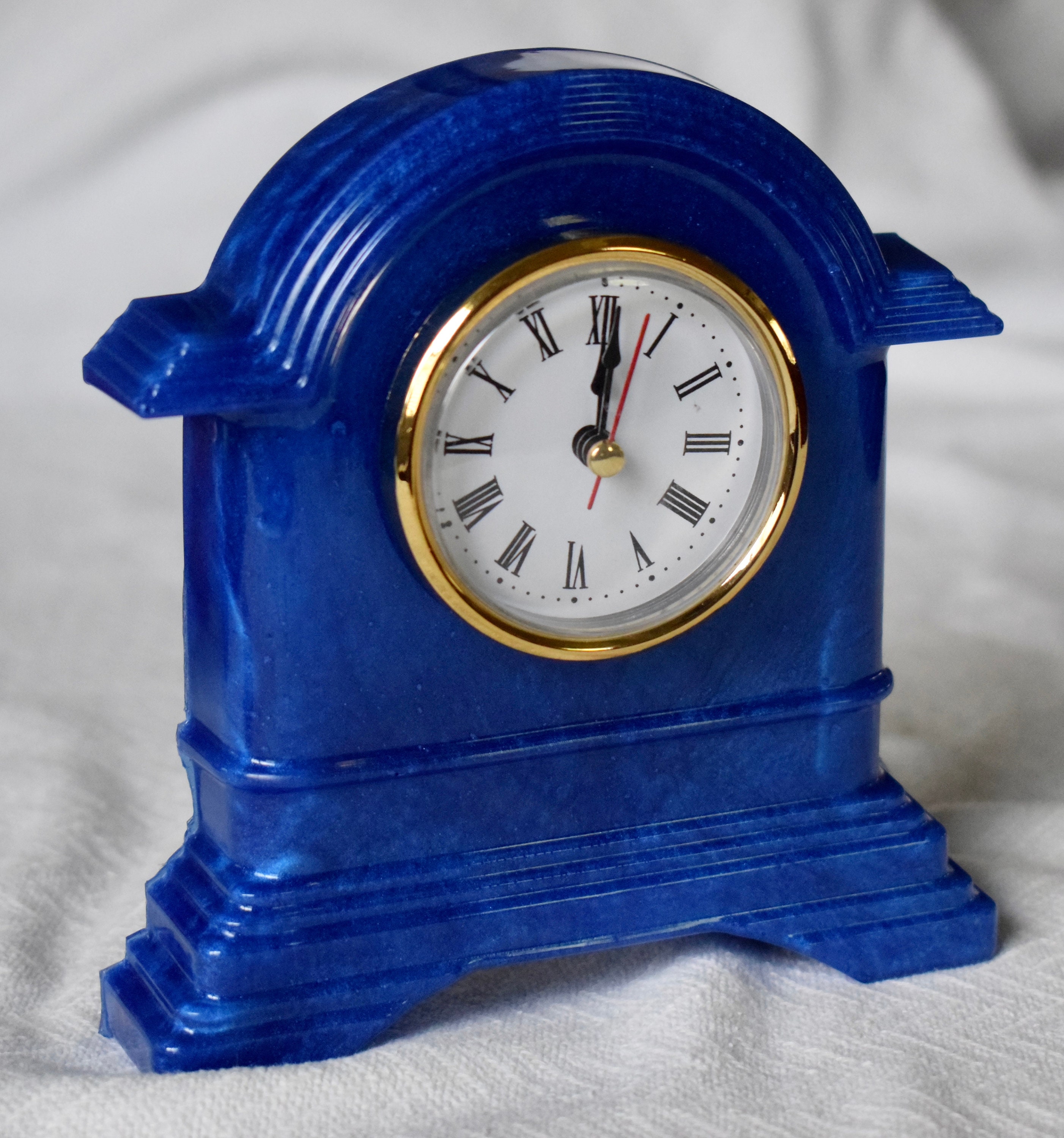 Resin Clocks, Mantle Clock, Desktop Clocks, Colorful Clocks - Etsy