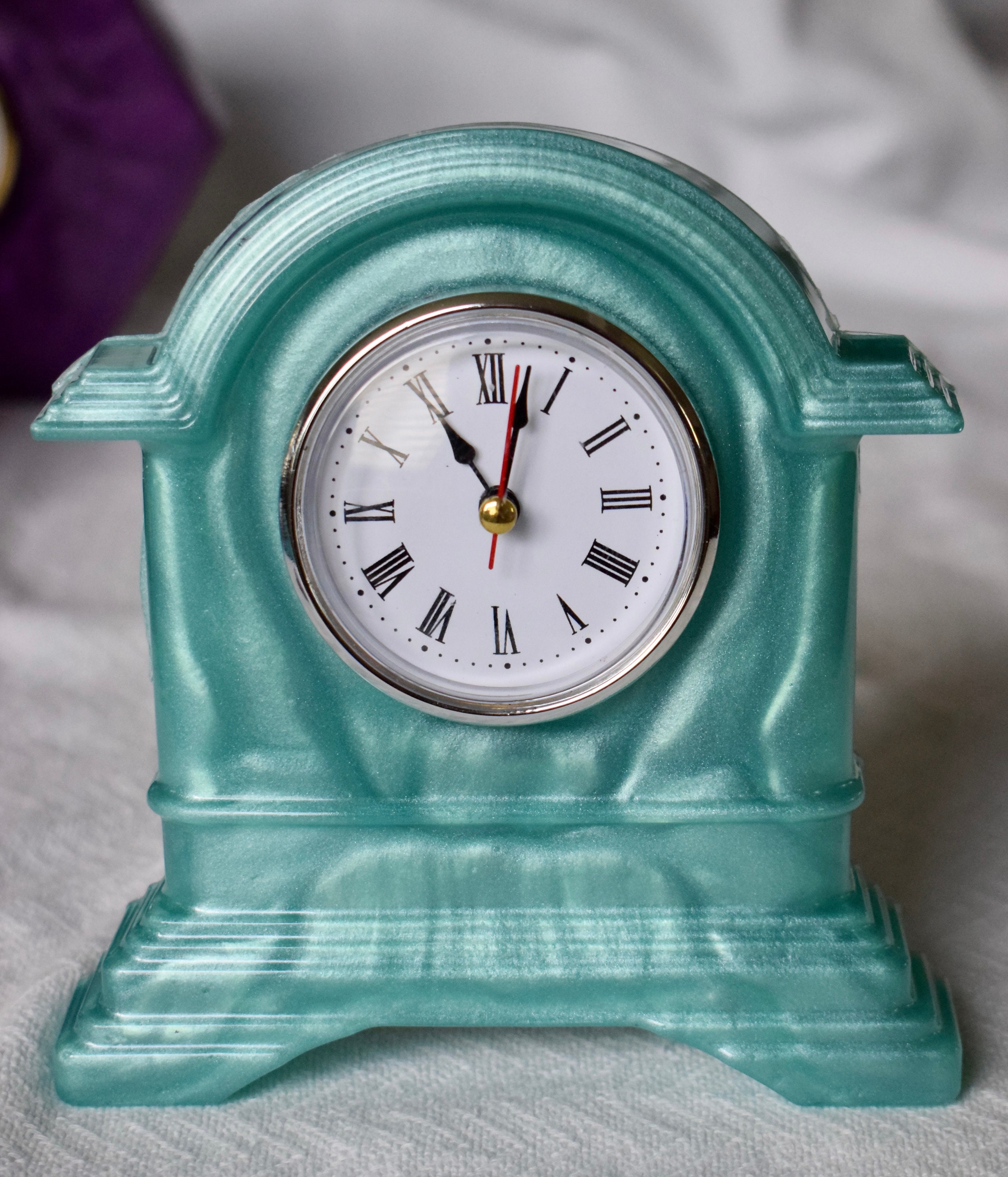 Resin Clocks, Mantle Clock, Desktop Clocks, Colorful Clocks - Etsy
