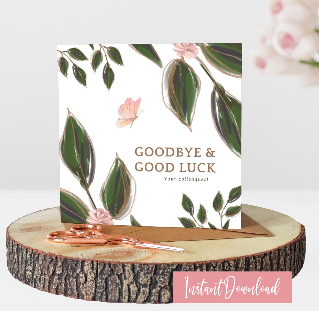 New Job Card for Colleague Farewell Card Boss Leaving Gift for New Job ...