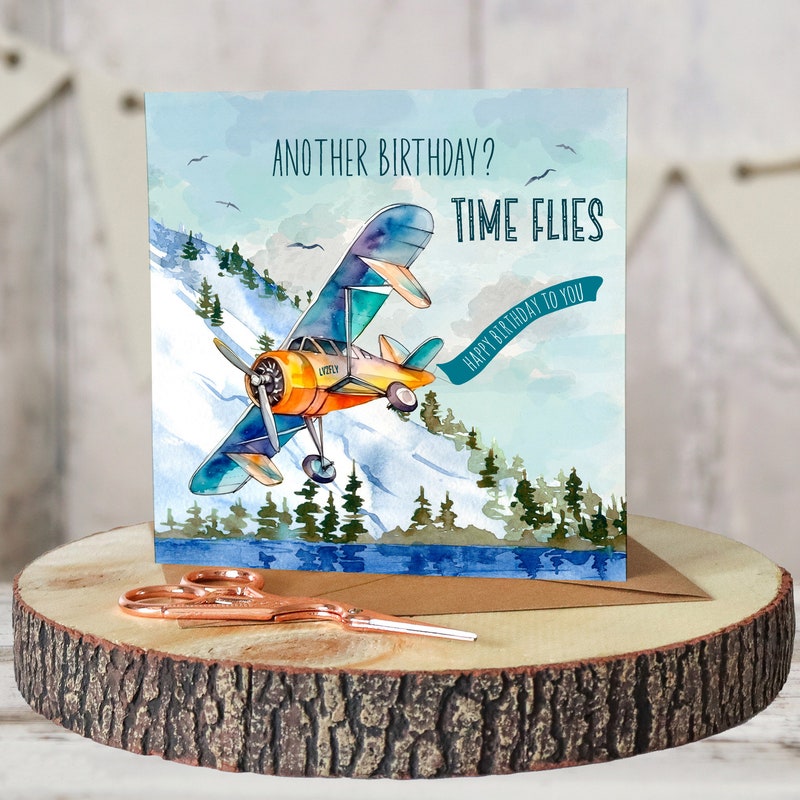 Funny Aeroplane Card - Etsy