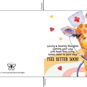 Get Well Soon Card, Digital Best Wishes on Your Recovery Card, Loving ...