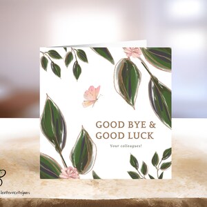 Printable New Job Card/goodbye Card|/farewell Card for Coworker/the ...