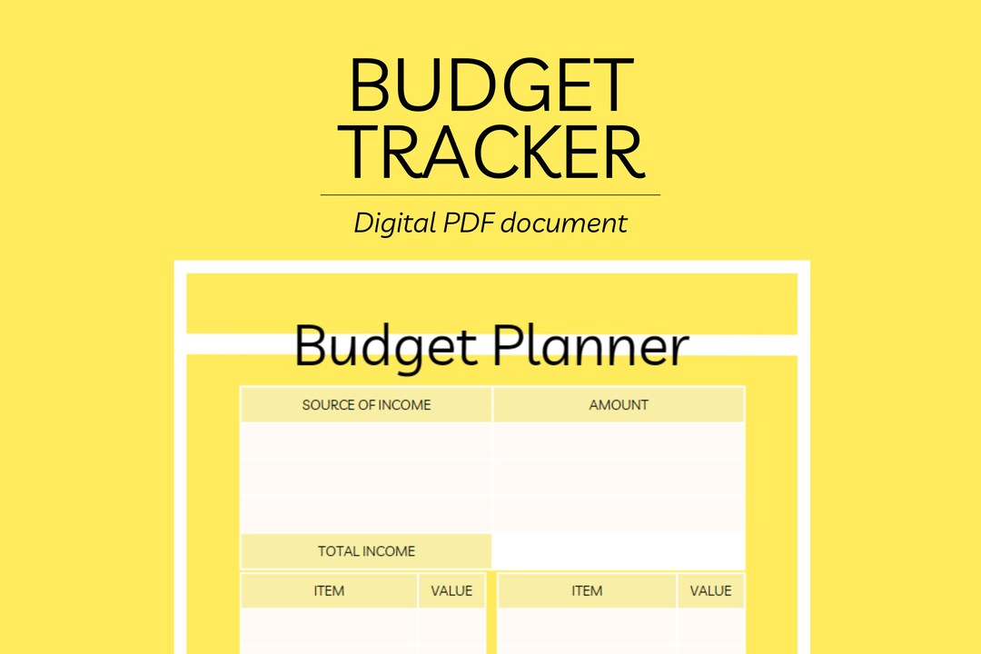 Budget Tracker Planner Finance Planner, Cash Stuffing, Budget Binder ...