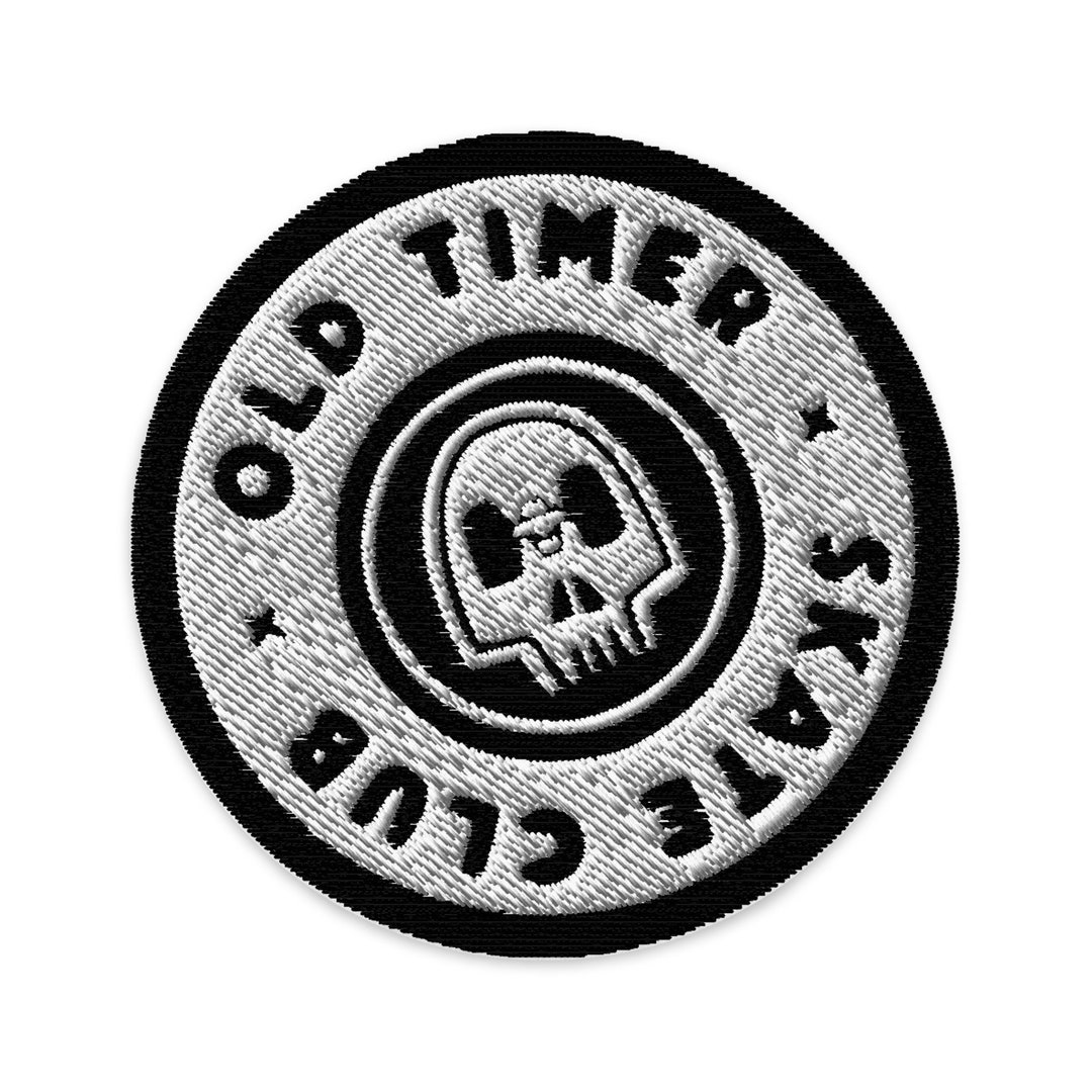 Embroidered Patch - Old Timer Skate Club - Logo - Etsy