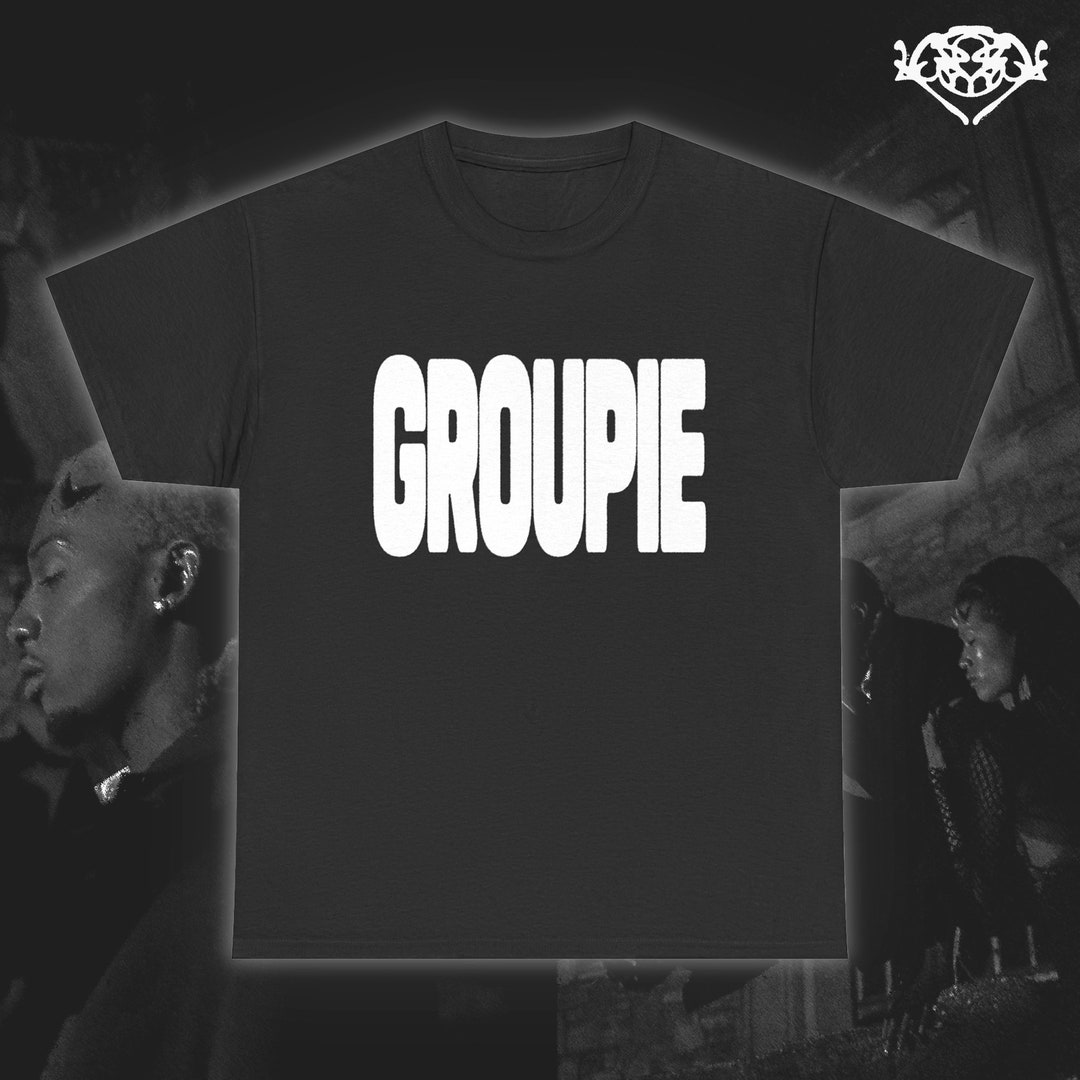 GROUPIE Unisex Tee // Opium, Punk, Unisex, Heavyweight, Black & White ...