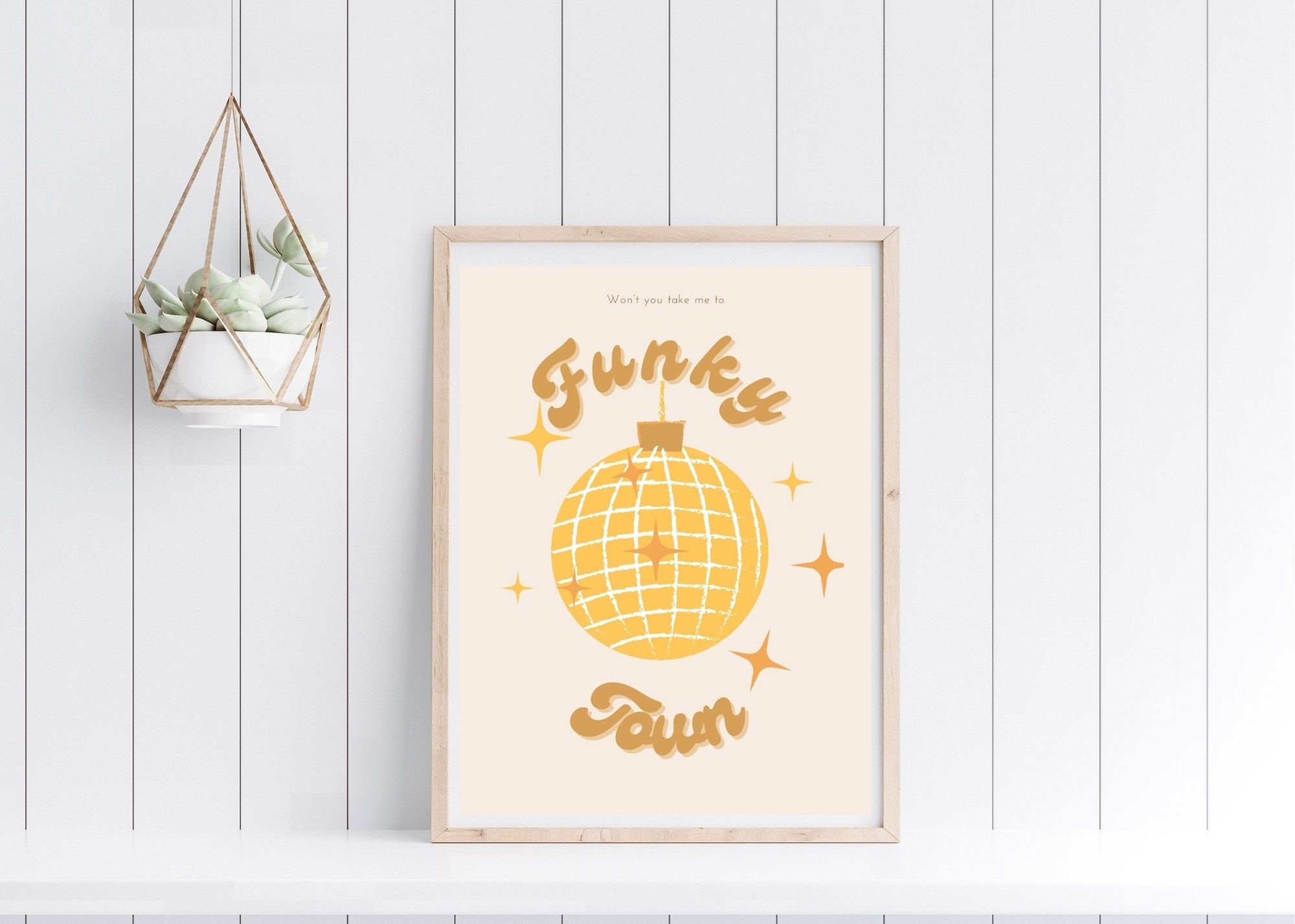 Funky Town Poster Disco Print Printable Digital Download - Etsy