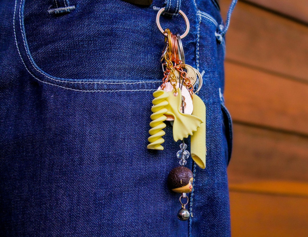 Pasta Keyrings - Etsy