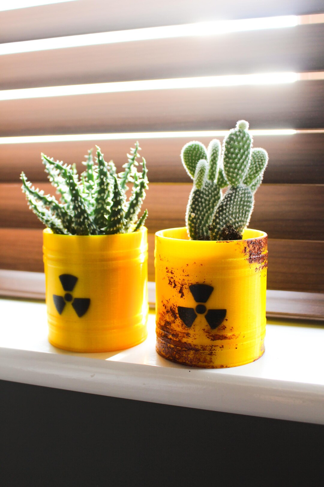 Radioactive Barrel Planter Pot - 7cm - Etsy