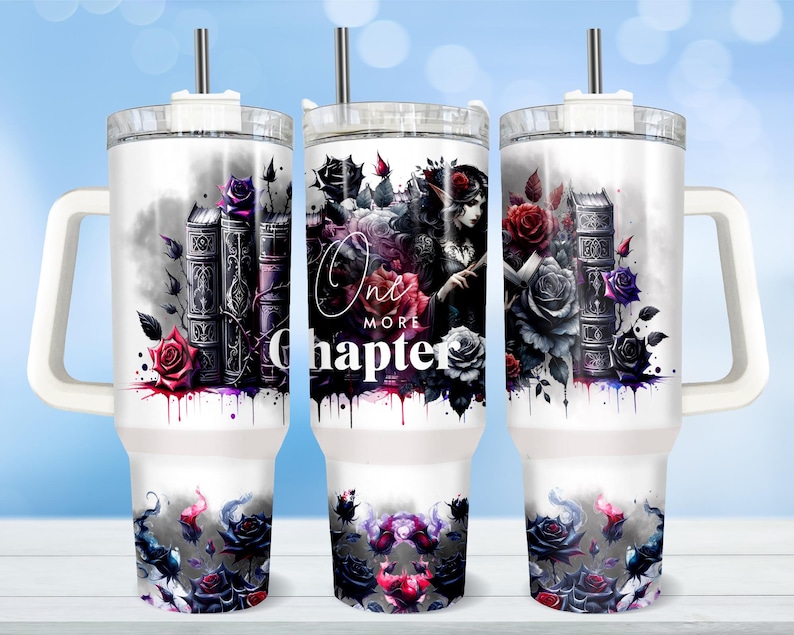 Smut Dark Romance Bookish 40 Oz Tumbler Wrap Gothic 40 Oz Sublimation ...