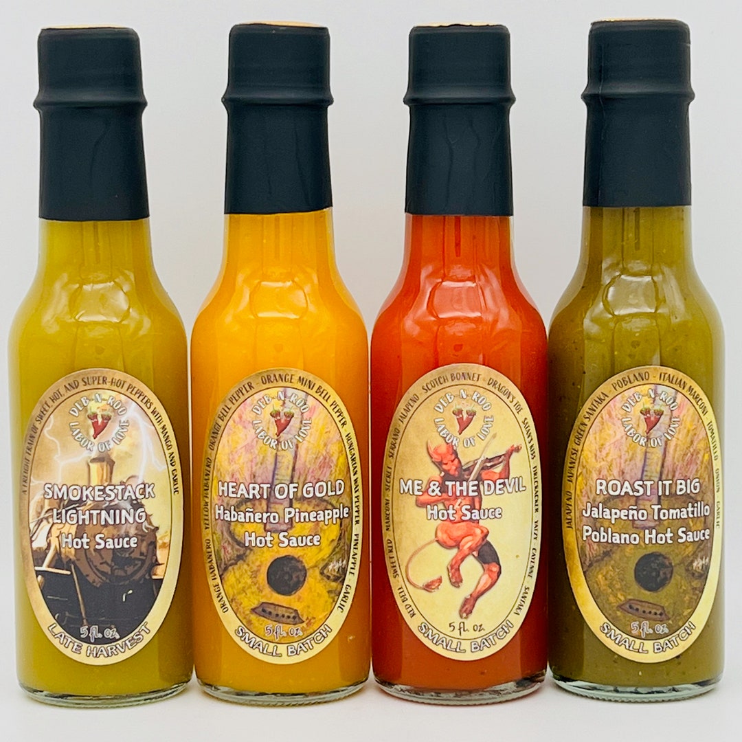 Deb-n-roo Labor of Love SAMPLER 4-pack 2024 Hot Sauces - Etsy