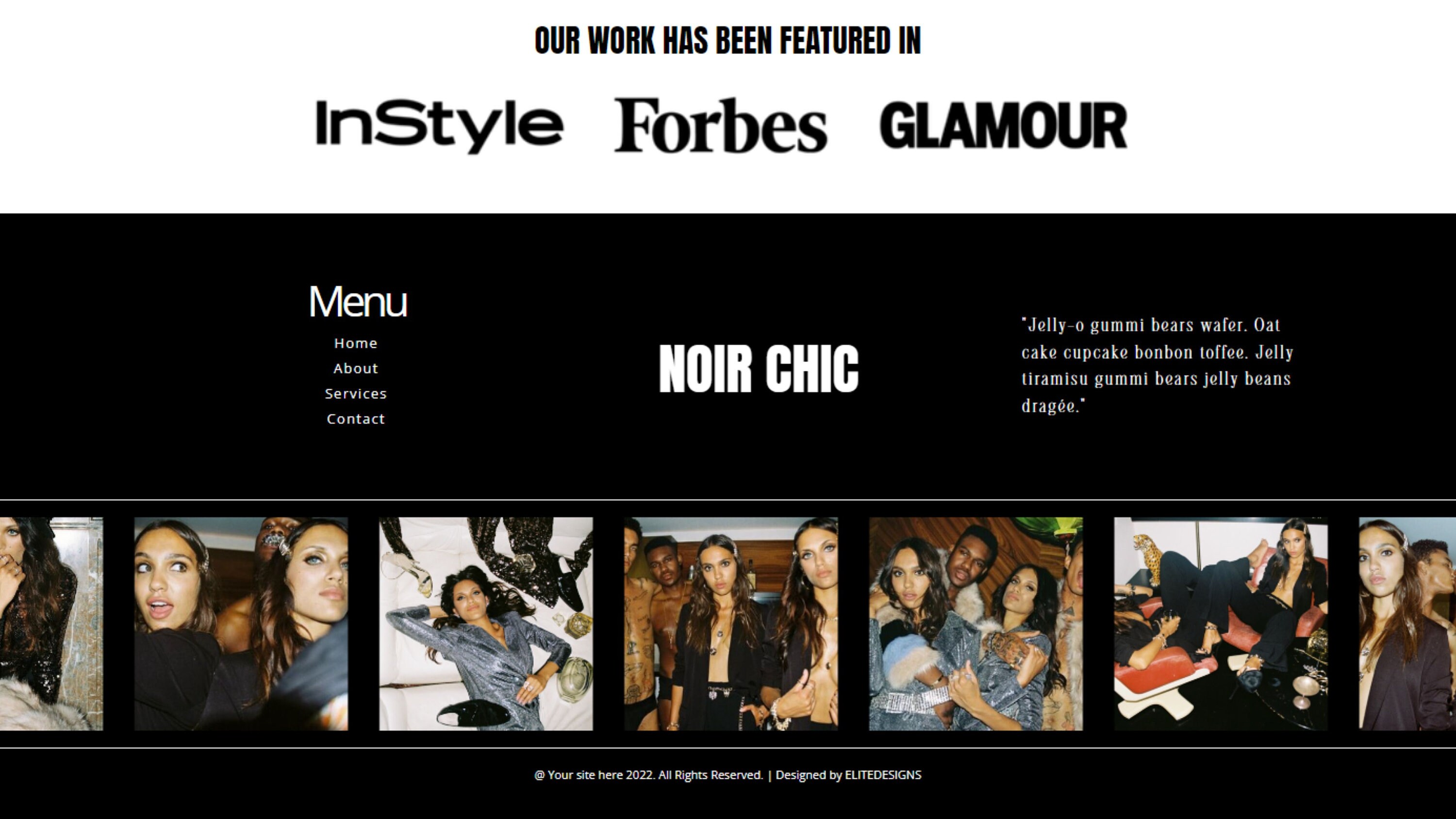 Showit Website Template | Modern Design | Customizable Showit Website ...