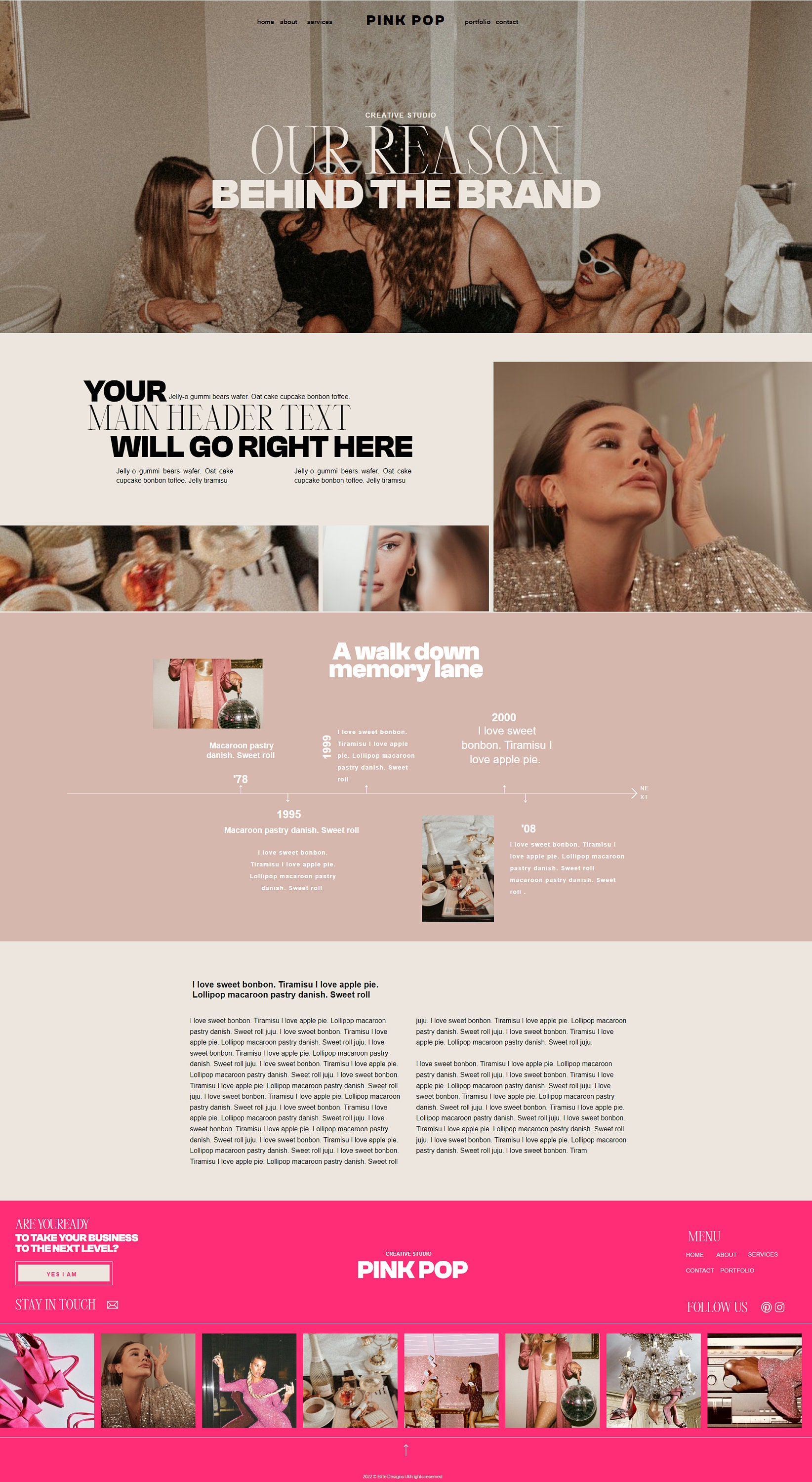 Showit Template | Shwoit Website Template | Showit Website | Showit ...