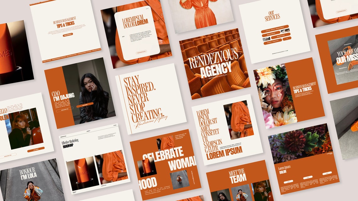 Bold Instagram Templates | Creative Instagram Templates | Instagram ...