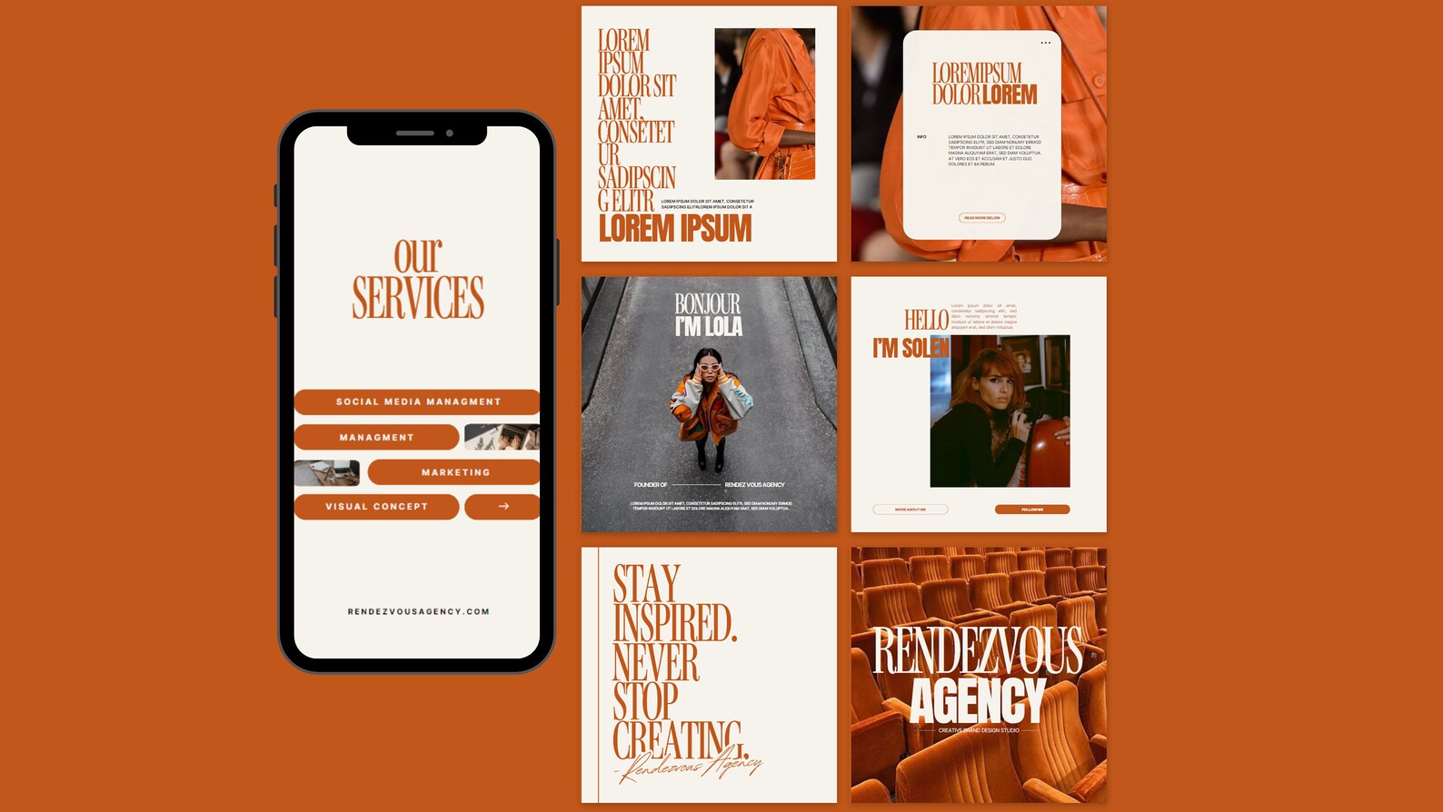 Bold Instagram Templates | Creative Instagram Templates | Instagram ...