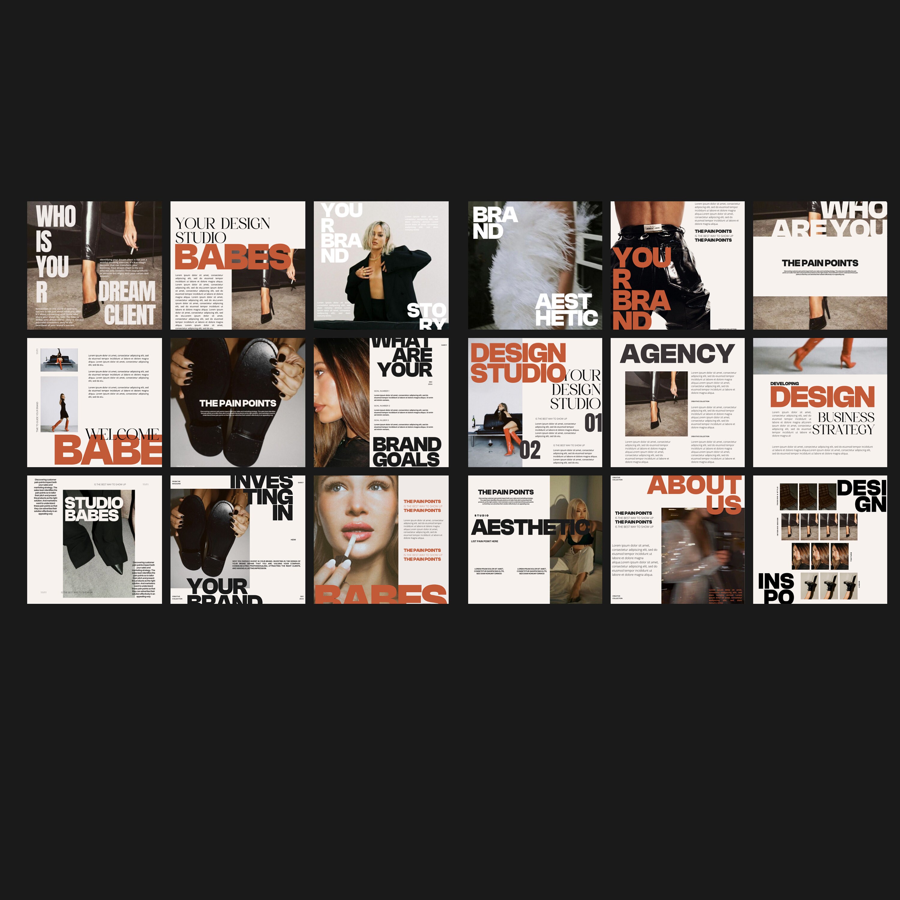Bold Instagram Templates | Creative Instagram Templates | Instagram ...