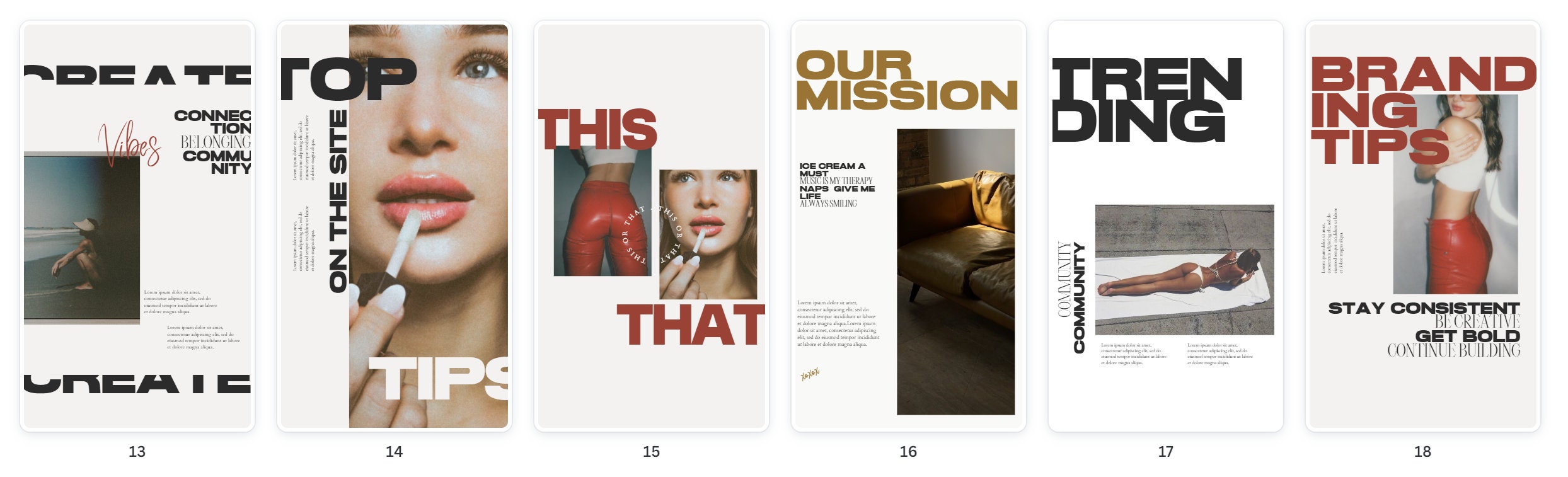 26 Bold Instagram Templates and Story Templates | Creative Instagram ...