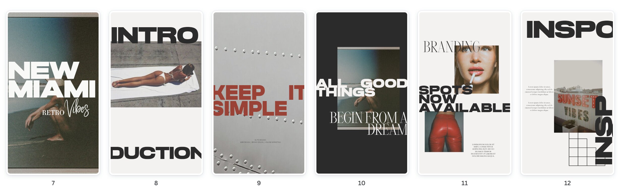 26 Bold Instagram Templates and Story Templates | Creative Instagram ...