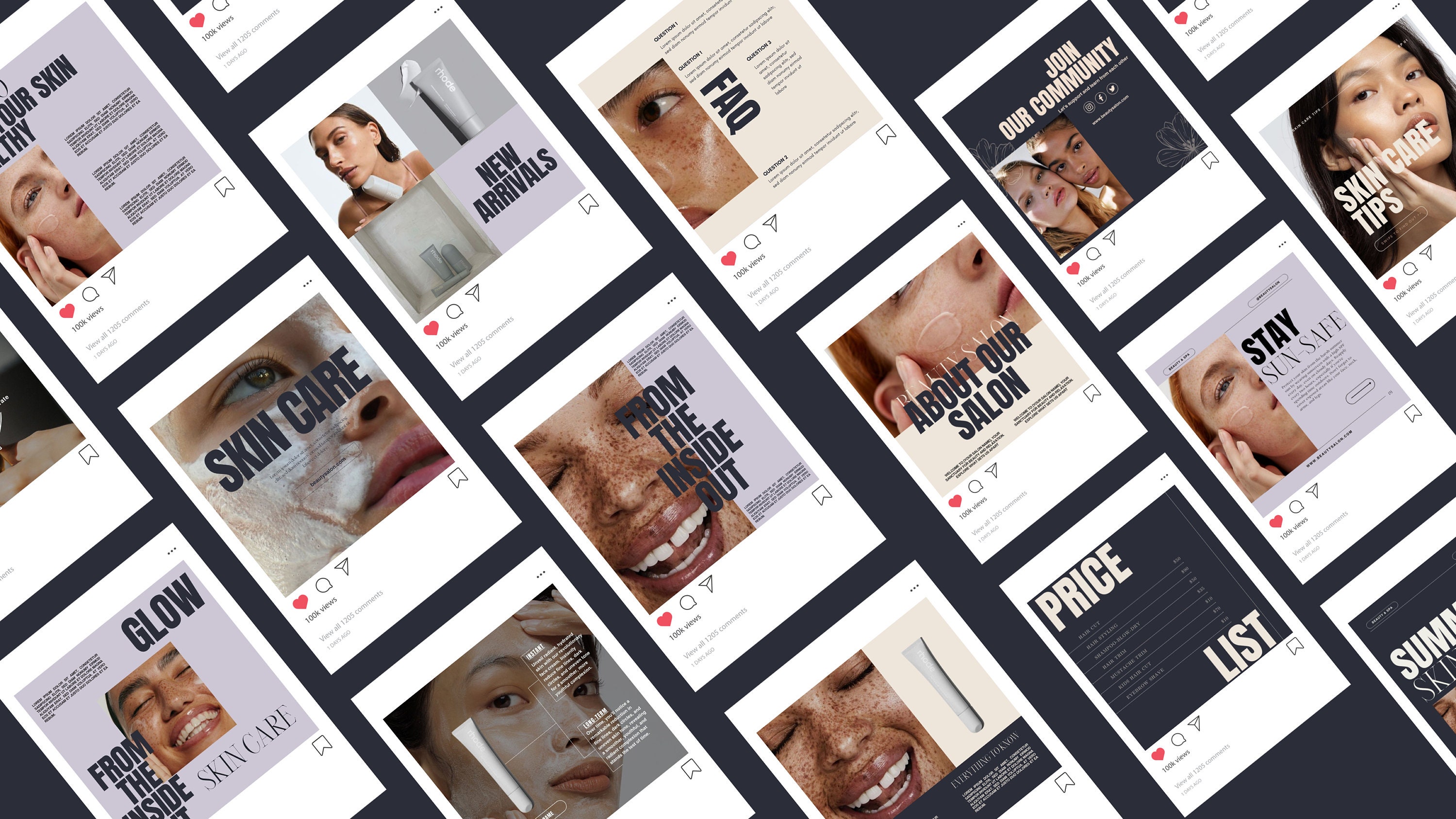 20 Bold Instagram Templates |creative Instagram Templates |instagram ...