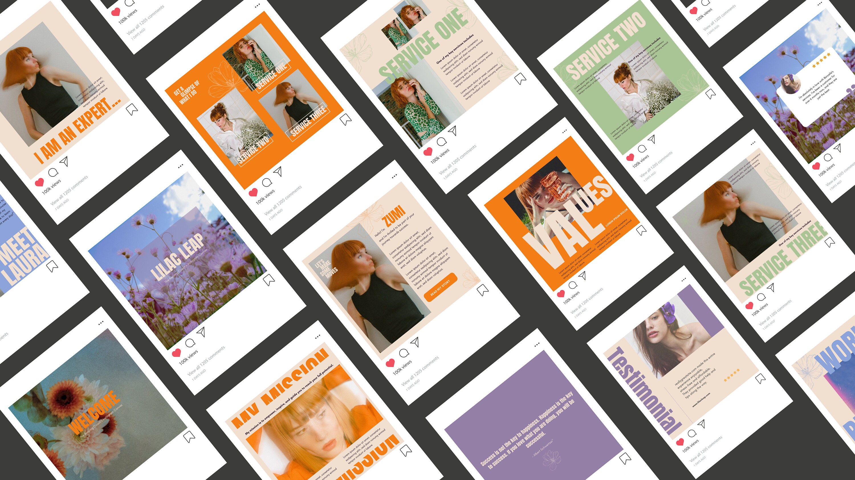 20 Bold Instagram Templates Creative Instagram Templates Instagram ...