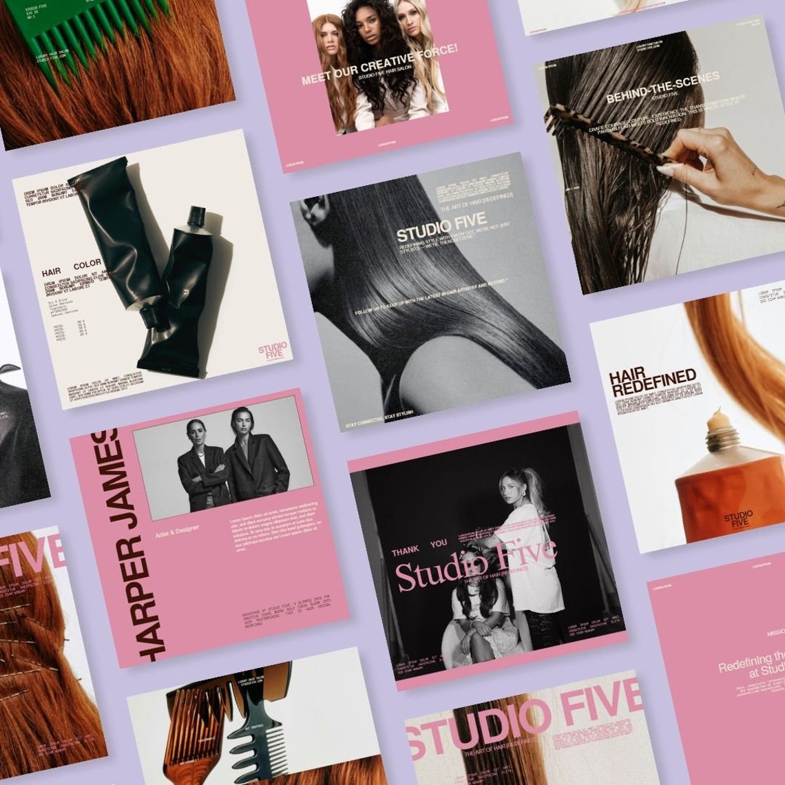 30 Bold Instagram Templates | Creative Instagram Templates | Instagram ...