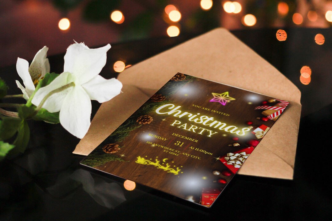 Christmas Party Invitation , Most Elegant Christmas Party Invitation ...